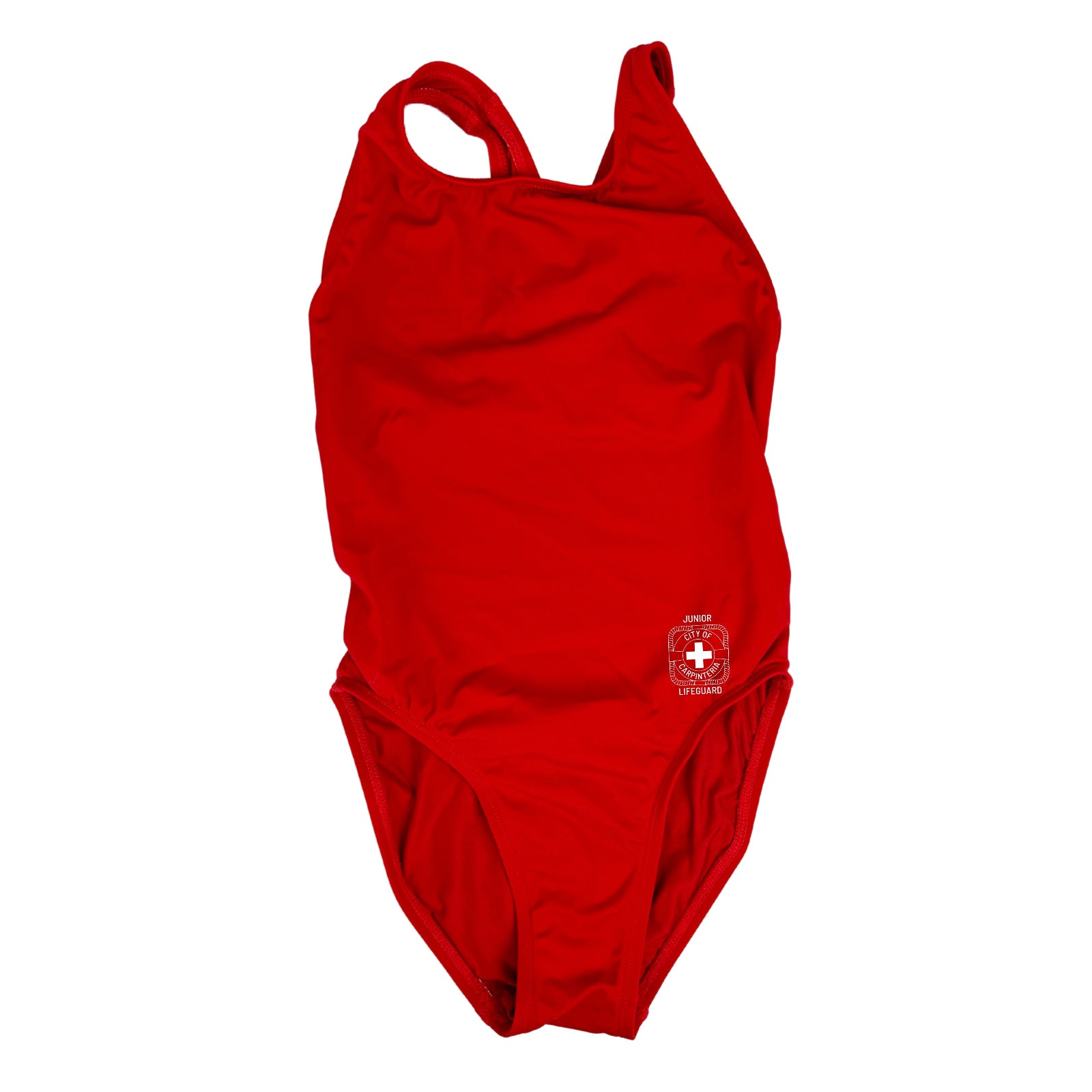 Carpinteria Jr. Guard One Piece Wide Strap Swimsuit Red – Jr Guards